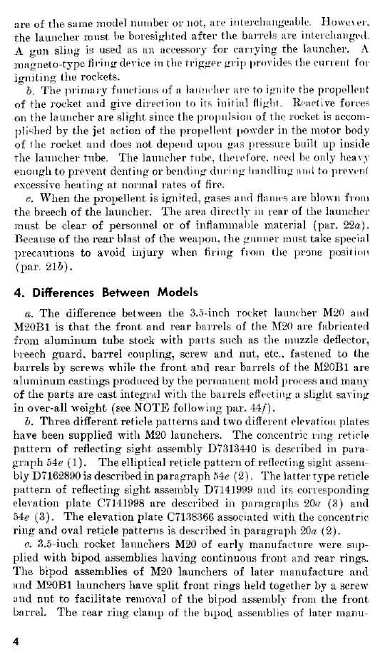 TM 9-297: 3.5-In Rocket Launcher, M20 and M20B1 8/50; Introduction