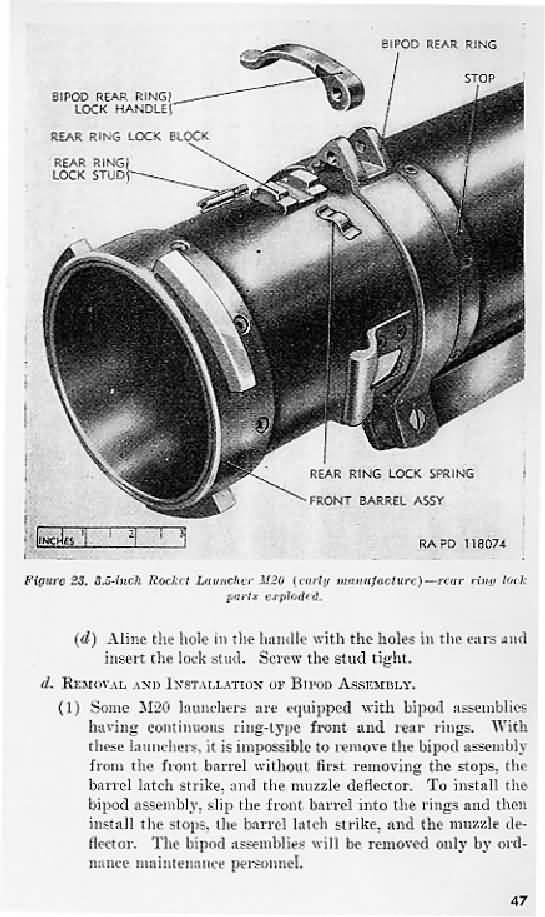 TM 9-297: 3.5-In Rocket Launcher, M20 and M20B1 8/50; Maintenance