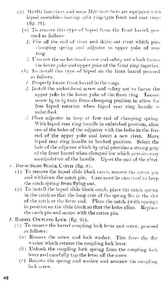 TM 9-297: 3.5-In Rocket Launcher, M20 and M20B1 8/50; Maintenance