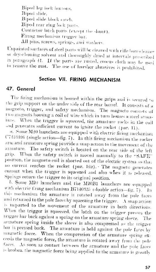 TM 9-297: 3.5-In Rocket Launcher, M20 and M20B1 8/50; Maintenance