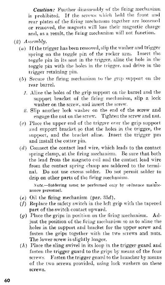 TM 9-297: 3.5-In Rocket Launcher, M20 and M20B1 8/50; Maintenance