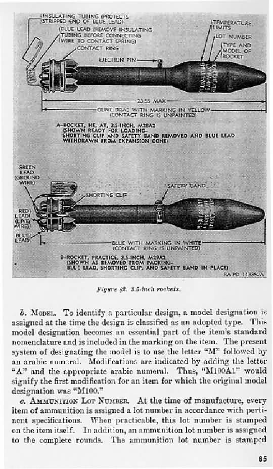 TM 9-297: 3.5-In Rocket Launcher, M20 and M20B1 8/50; Operation