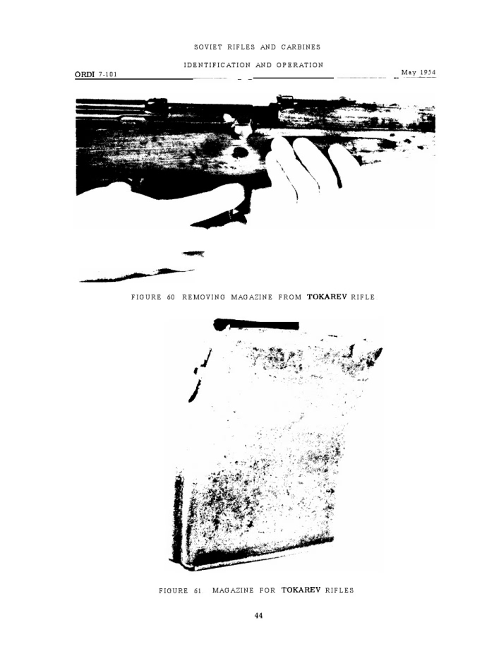 Tokarev Rifle and Carbines: Maintenance